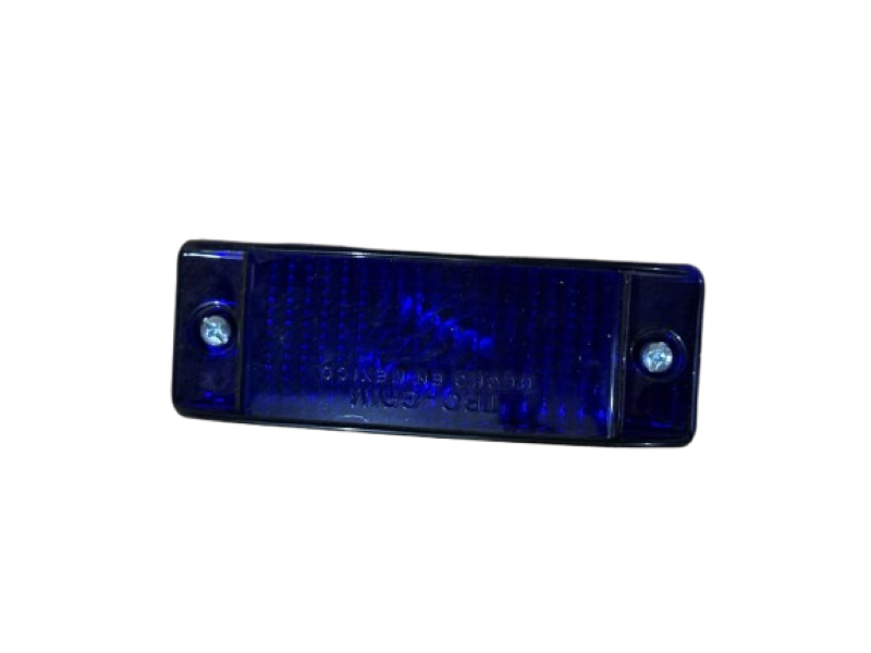 PLAFON RECTANGULAR C/REFLEJANTE COLOR AZUL | Autopartes Meno